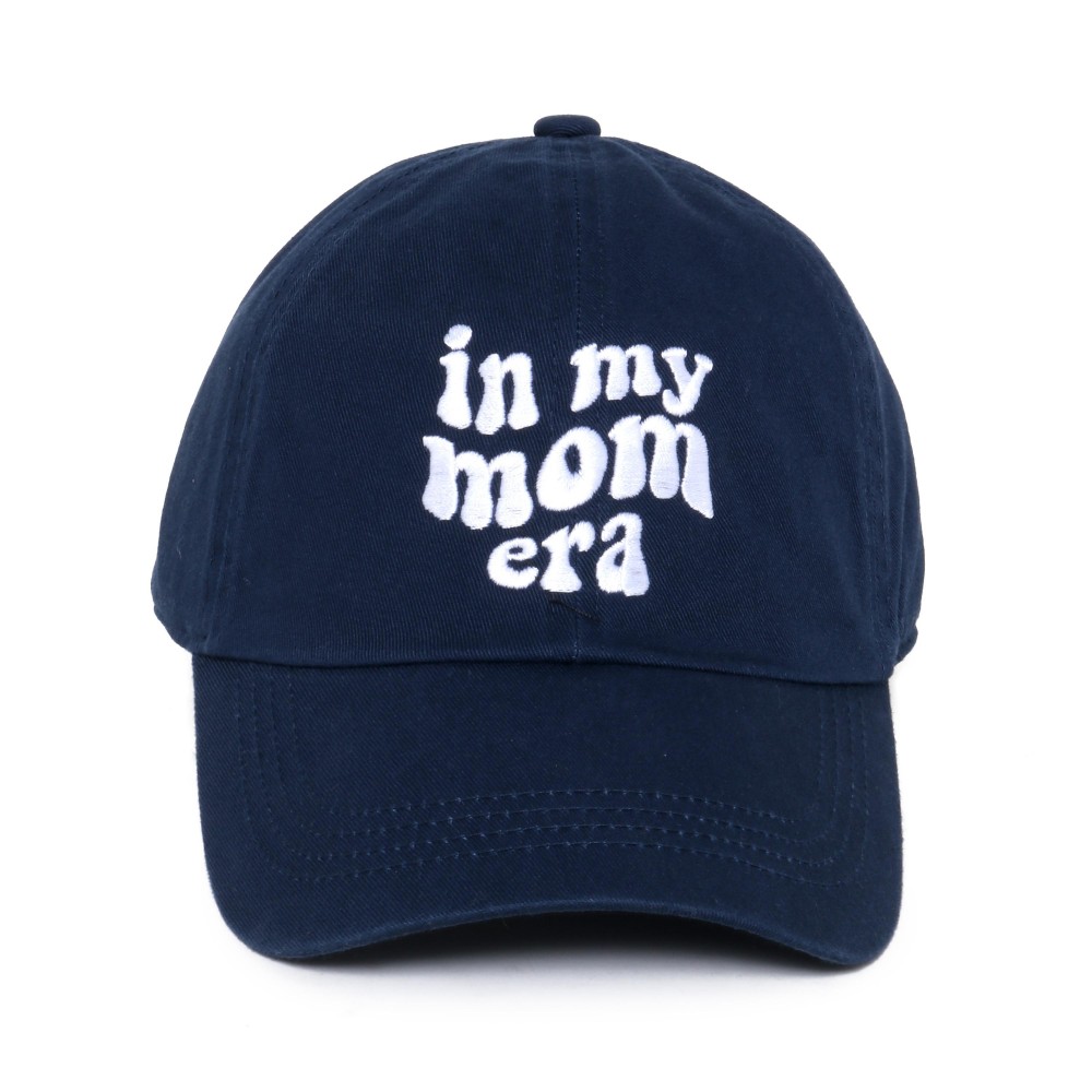 Embroidered 'in my mom era' Baseball Cap - One Size Fits Most - Slide ...