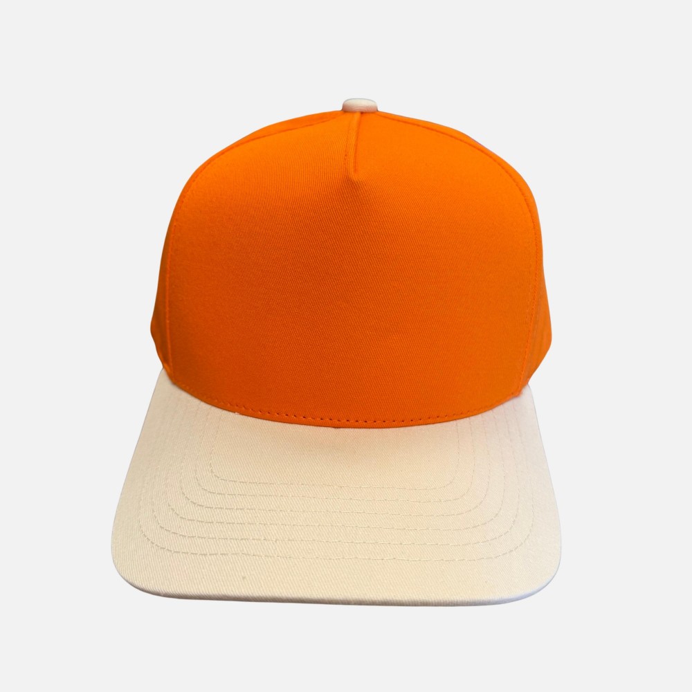 C.C TCM0002 Two Tone Canvas Trucker Cap - Snap Back Closure - One Size ...